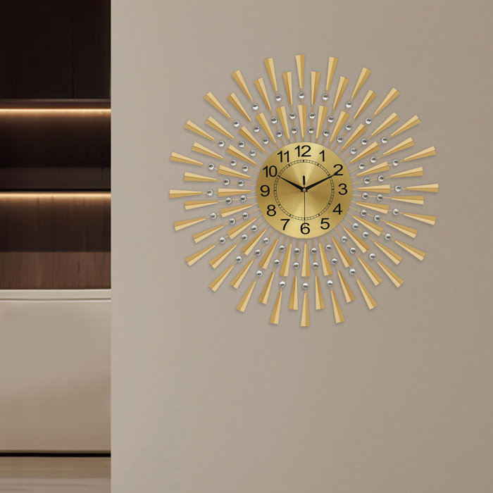 Mercer41 Lawnmont Metal Wall Clock | Wayfair