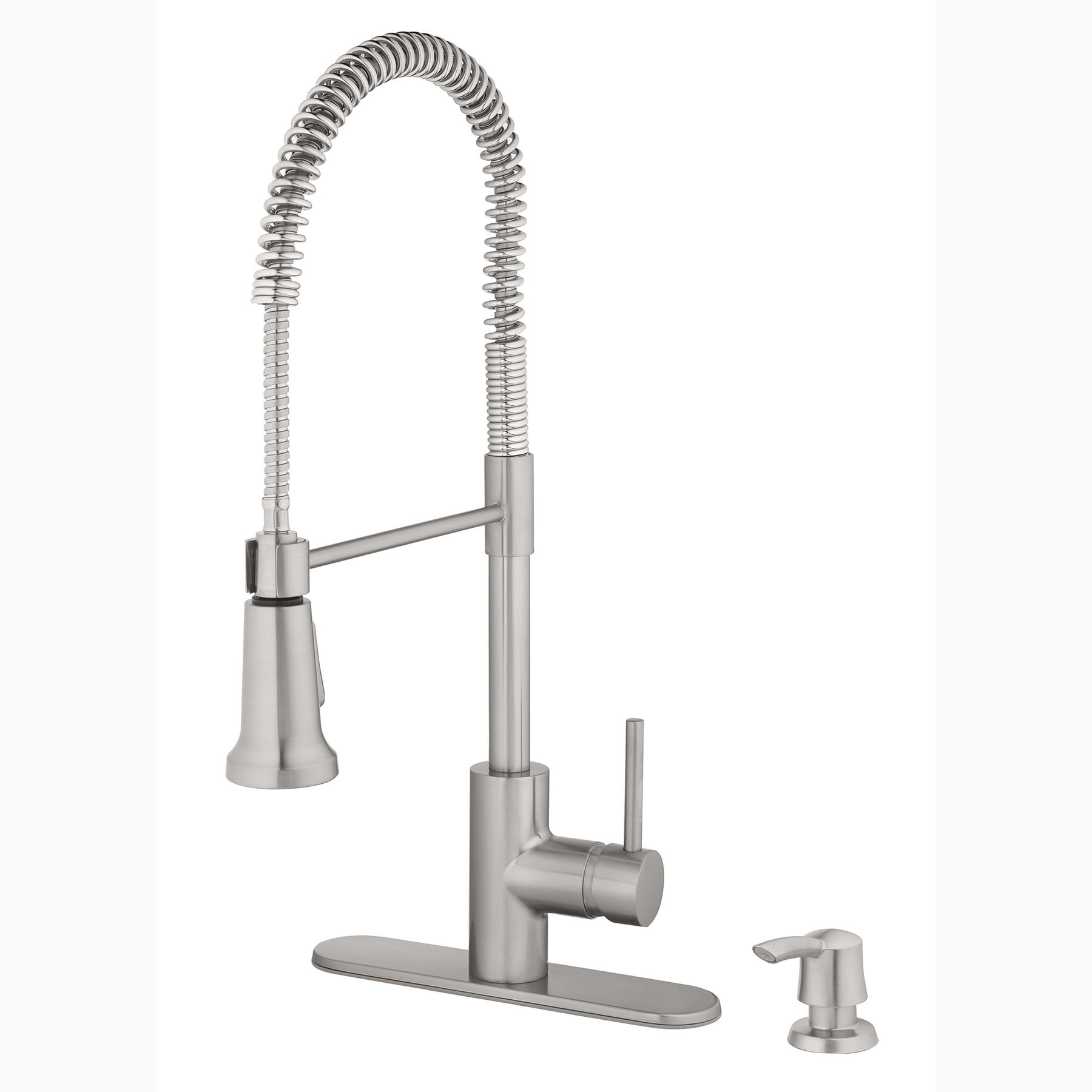 Tosca Ferrara Pull Down Kitchen Faucet with Soap Dispenser & Reviews ...