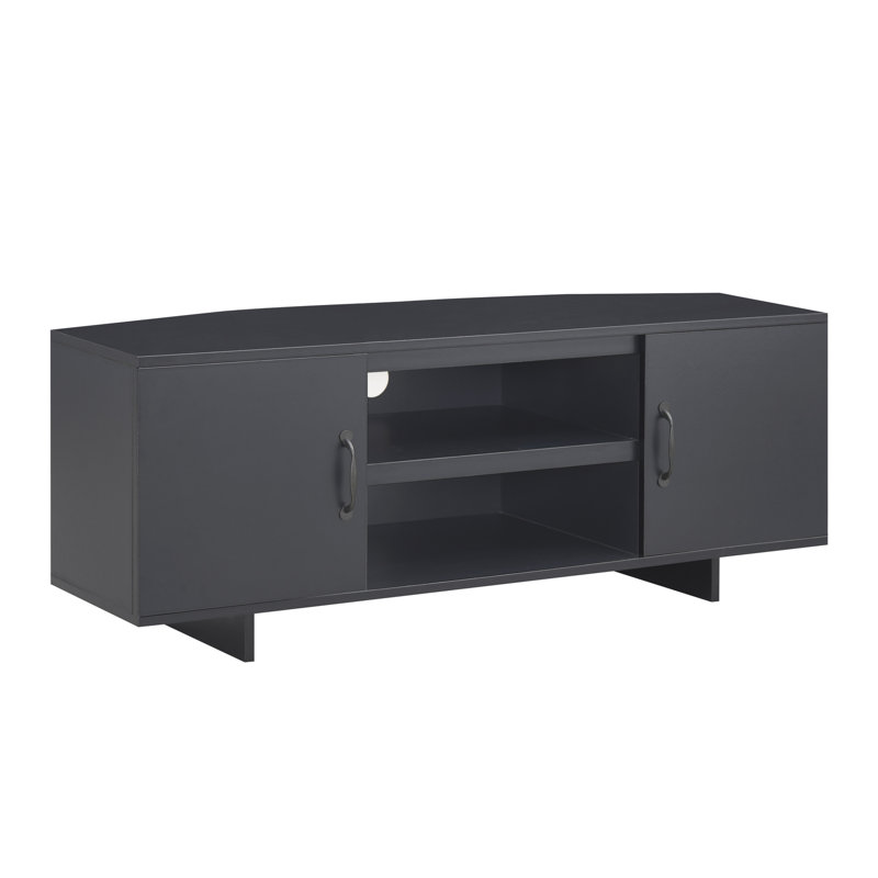 Ebern Designs Corner TV Stand for 50" TV, Modern Living Room with ...