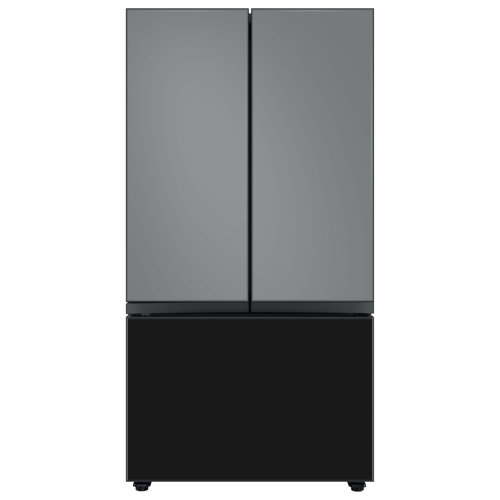 Samsung 24 cu. ft. Smart Bespoke 3-Door French-Door Refrigerator with ...