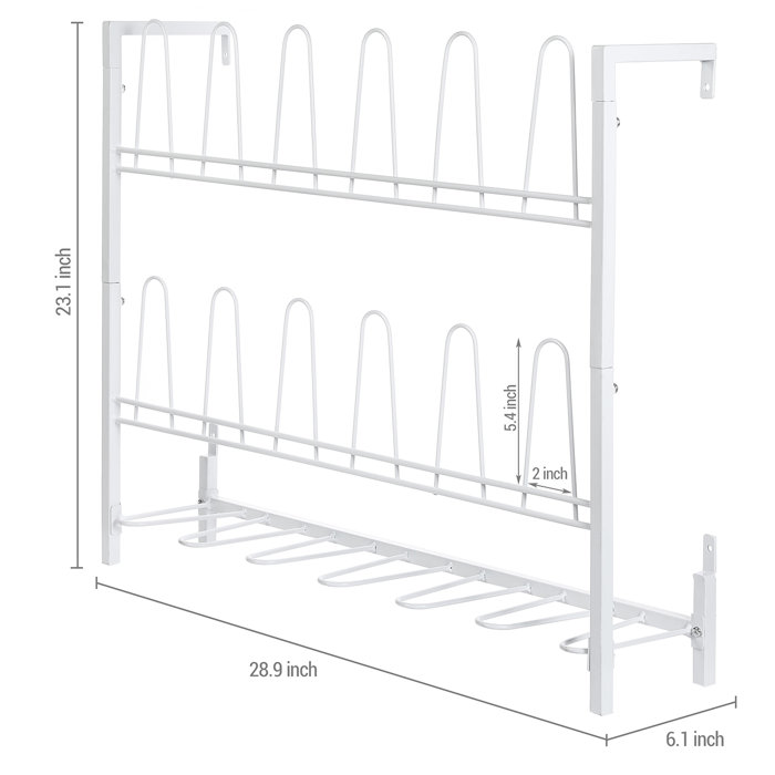 MyGift 9-Pair Boot & Shoe Rack & Reviews | Wayfair