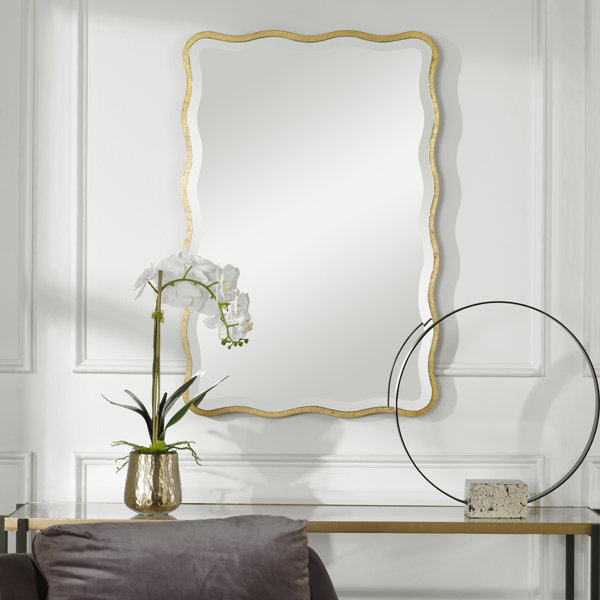 Birch Lane™ Wilmot Rectangle Wood Wall Mirror | Wayfair