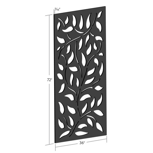 DESIGN-VU Vines Decorative Privacy Panel | Wayfair