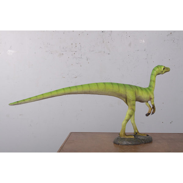 Trinx Ramiro Compsognathus Dinosaur Life Size Figurine | Wayfair