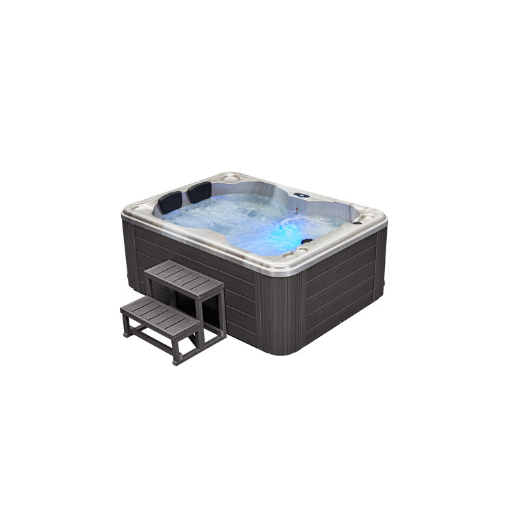 Luxury Spas 4 - Person 39 - Jet Acrylic Rectangular Hot Tub with ...