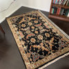Fleur De Lis Living Hermon Handmade Hand-Knotted Wool Black Rug ...