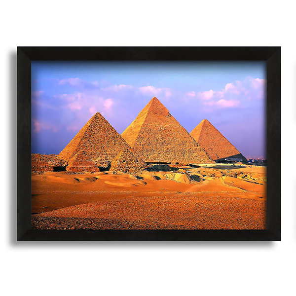 Gracie Oaks Pyramids Of Giza Egypt - Single Picture Frame Photograph on ...