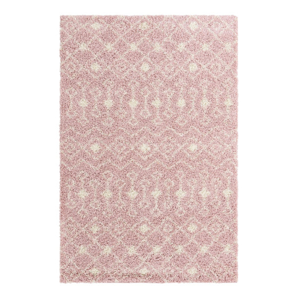Langley Street Griego Performance Light Pink Rug & Reviews | Wayfair
