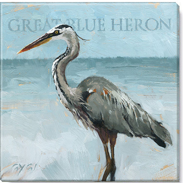 Darren Gygi Home Collection Blue Heron Giclee Wall Art by Darren Gygi ...