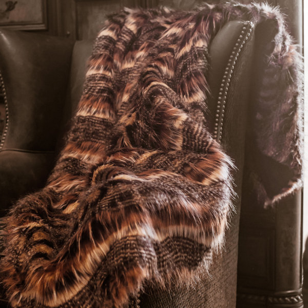 Posh Pelts Knitted Throw Blanket & Reviews | Wayfair