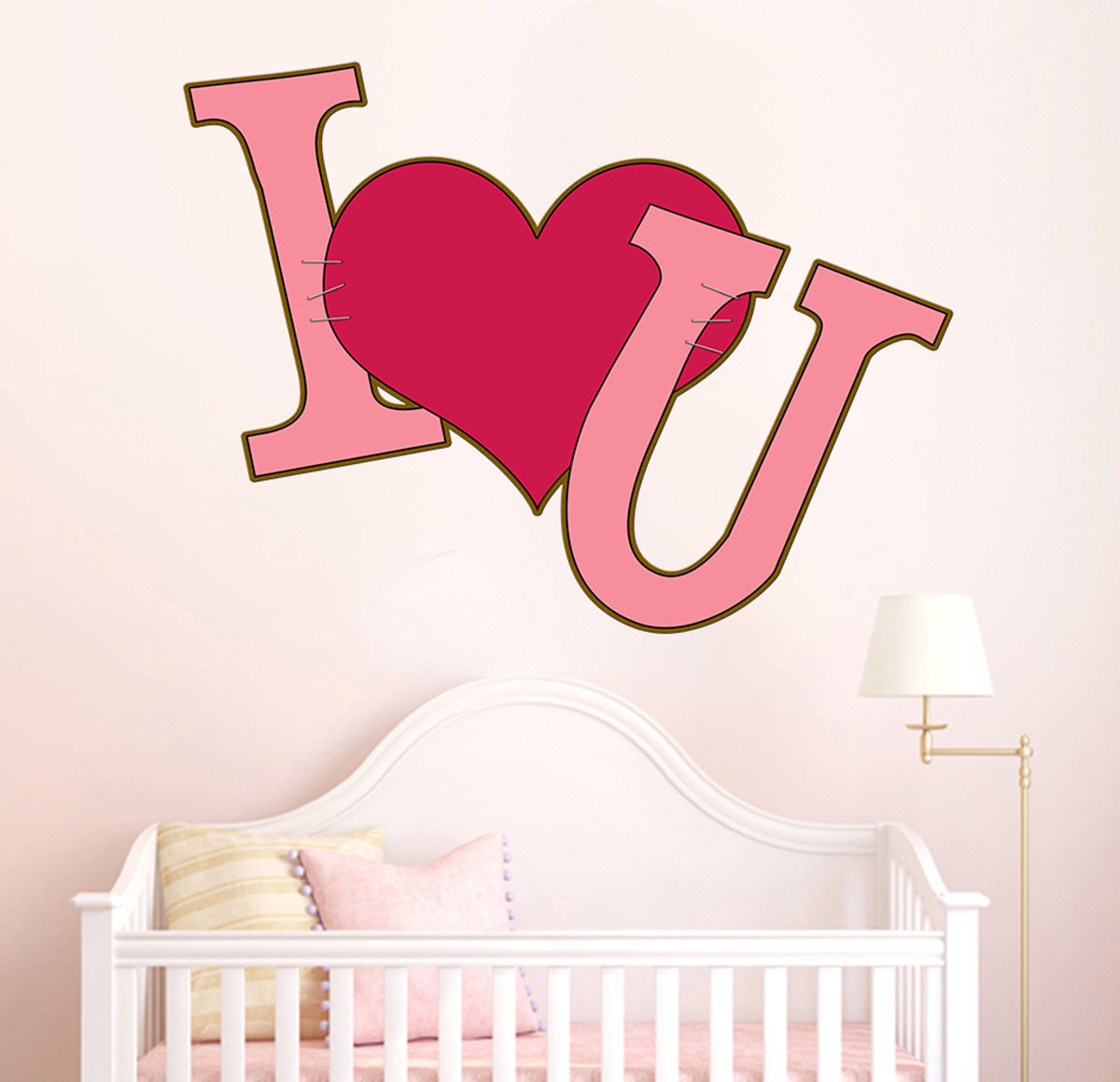Trinx I Love You Decal, I Love You Sticker, I Love You Wall Decor | Wayfair