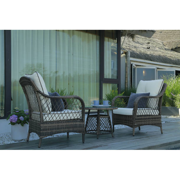 Bay Isle Home Square 4 - Person Outdoor Dining Set | Wayfair