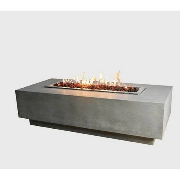 Celestial Fire Glass Rectangular CSA Certified Fire Pit Burner Kit ...