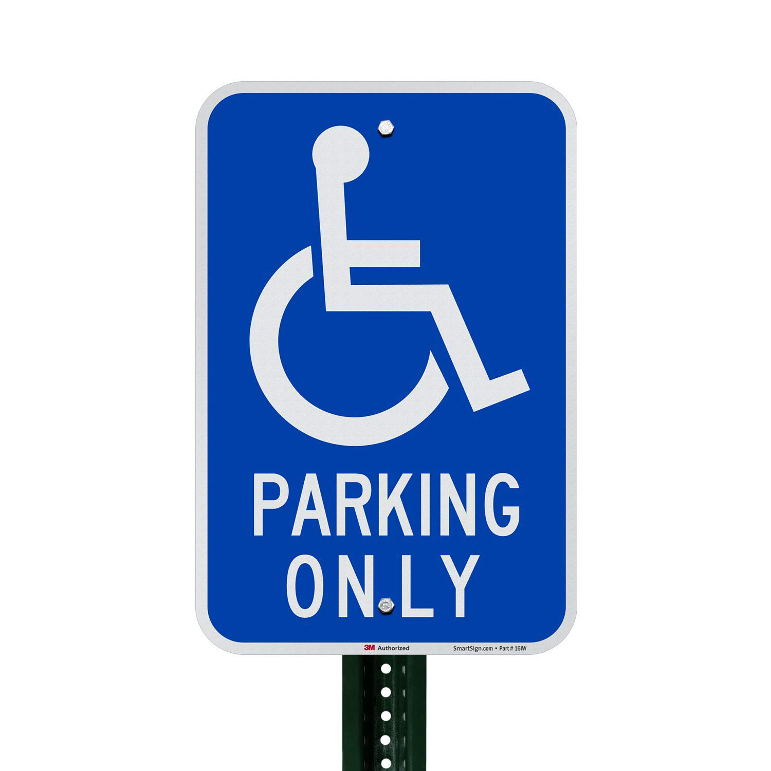 SmartSign Handicap Parking Only with Handicapped Symbol 12" X 18 ...