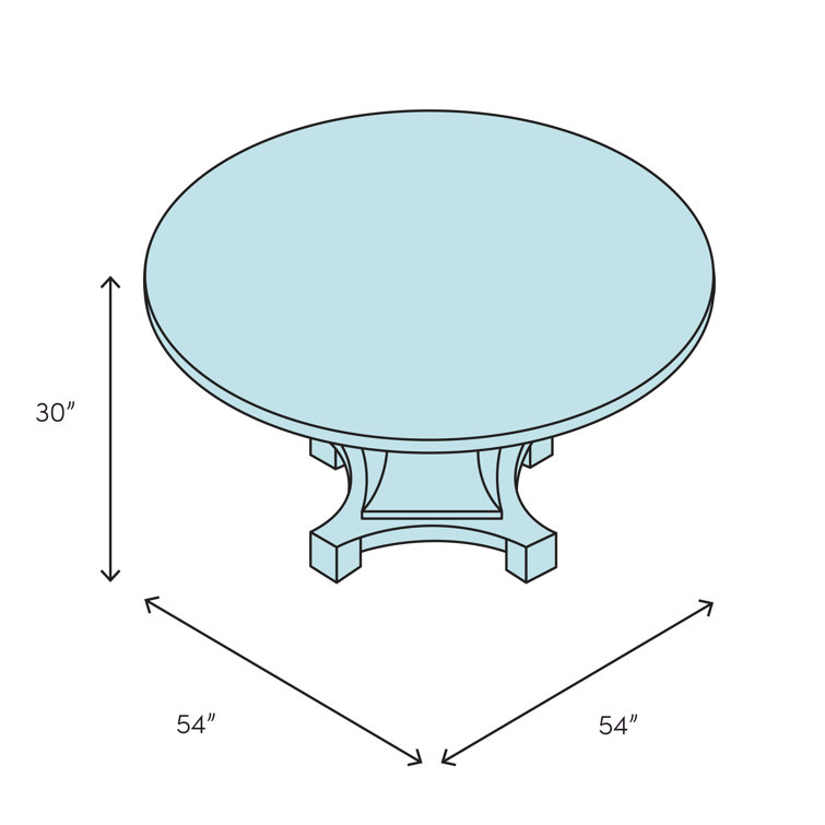 Muniz Milano Round Glass Dining Table | Wayfair
