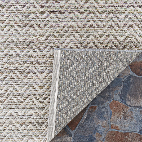 Ebern Designs Irit Light Brown/ Ivory Indoor/Outdoor Rug & Reviews ...