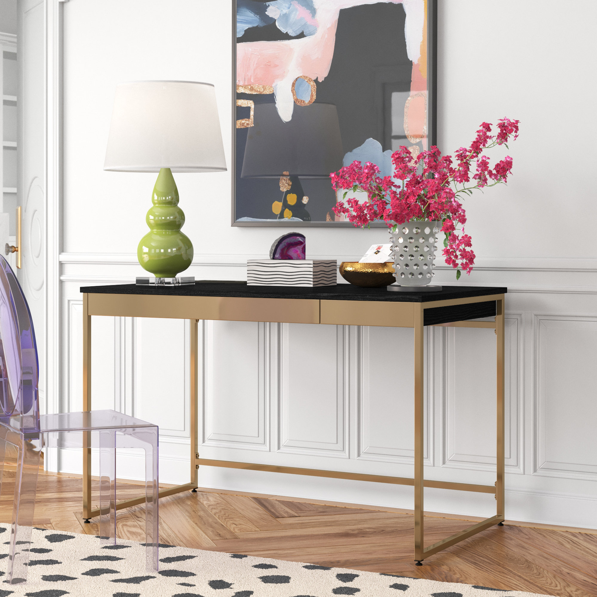 Mercer41 Litty 48'' Desk & Reviews | Wayfair