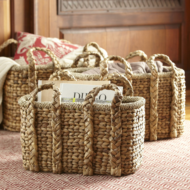 Bayou Breeze Wicker Basket & Reviews | Wayfair