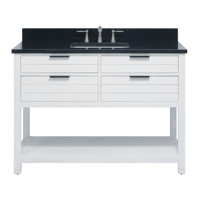 Dovecove 48" Single Bathroom Vanity Base Only in White | Wayfair
