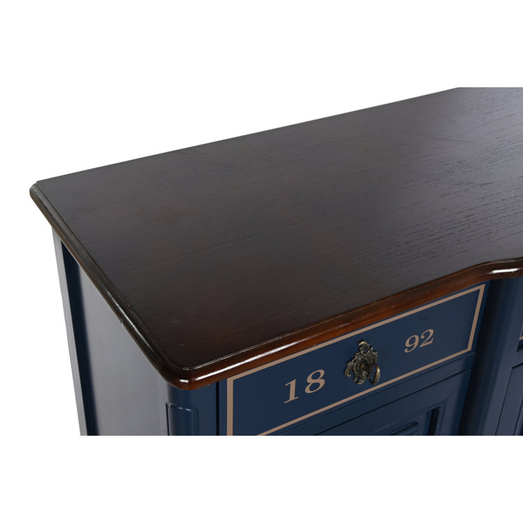 Rosalind Wheeler Daleshia 120cm Wide 3 Drawer Solid Wood Sideboard ...