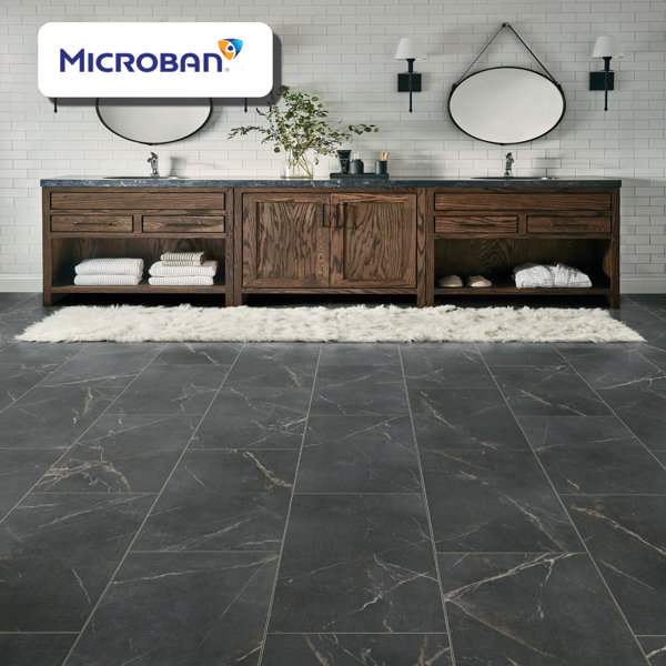 Mannington ADURA®Flex with Microban® Baltic Stone Storm 12" x 24" x 2 ...