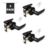 Premier Lock Complete Entry Lever Set with Single Cylinder Deadbolt ...