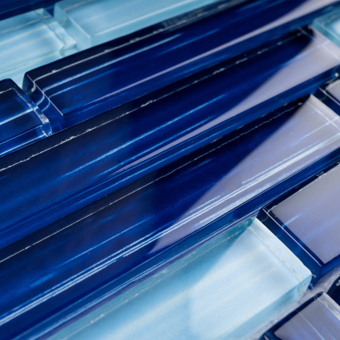 Supreme Tile Natural Glass Linear Mosaic Tile & Reviews | Wayfair