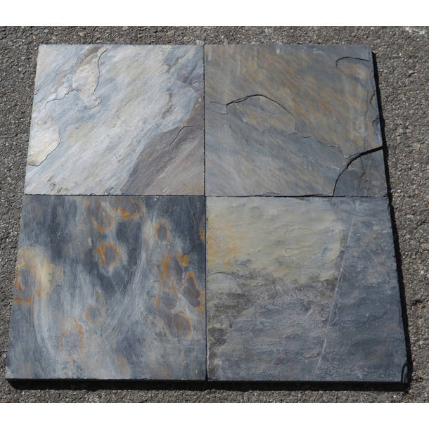 Stone & Tile Shoppe, Inc. 12" x 12" Slate Stone Look Wall & Floor Tile ...