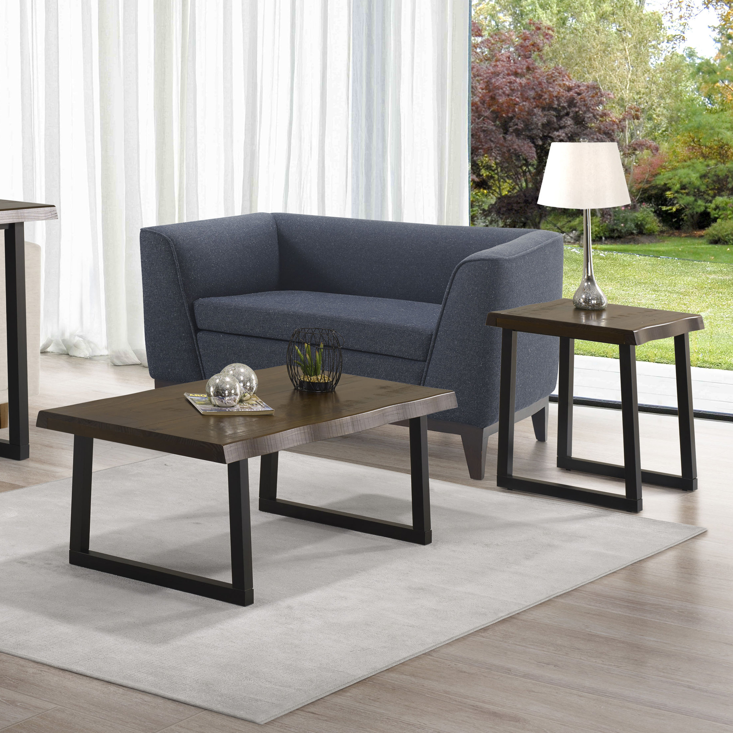 Gracie Oaks Sehnaz 2 Piece Coffee Table Set & Reviews | Wayfair