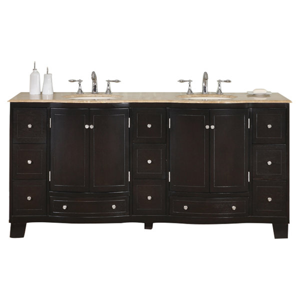 Darby Home Co Camdyn 72'' Free-standing Double Bathroom Vanity with ...