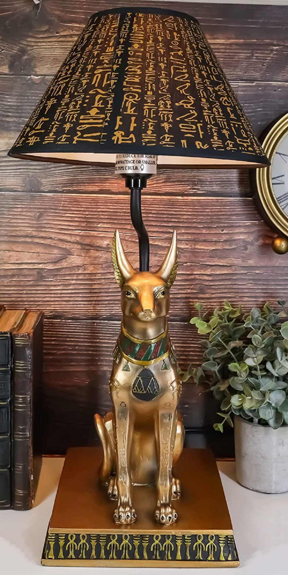Trinx Ancient Illumination Classical Egyptian God Anubis Jackal Dog ...