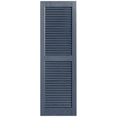 Alpha Shutters Straight Top Open Louver Shutters Pair & Reviews | Wayfair