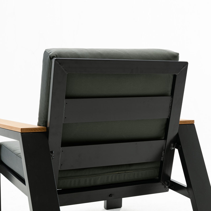 George Oliver Fyke 4 - Person Outdoor Seating Group with Cushions | Wayfair