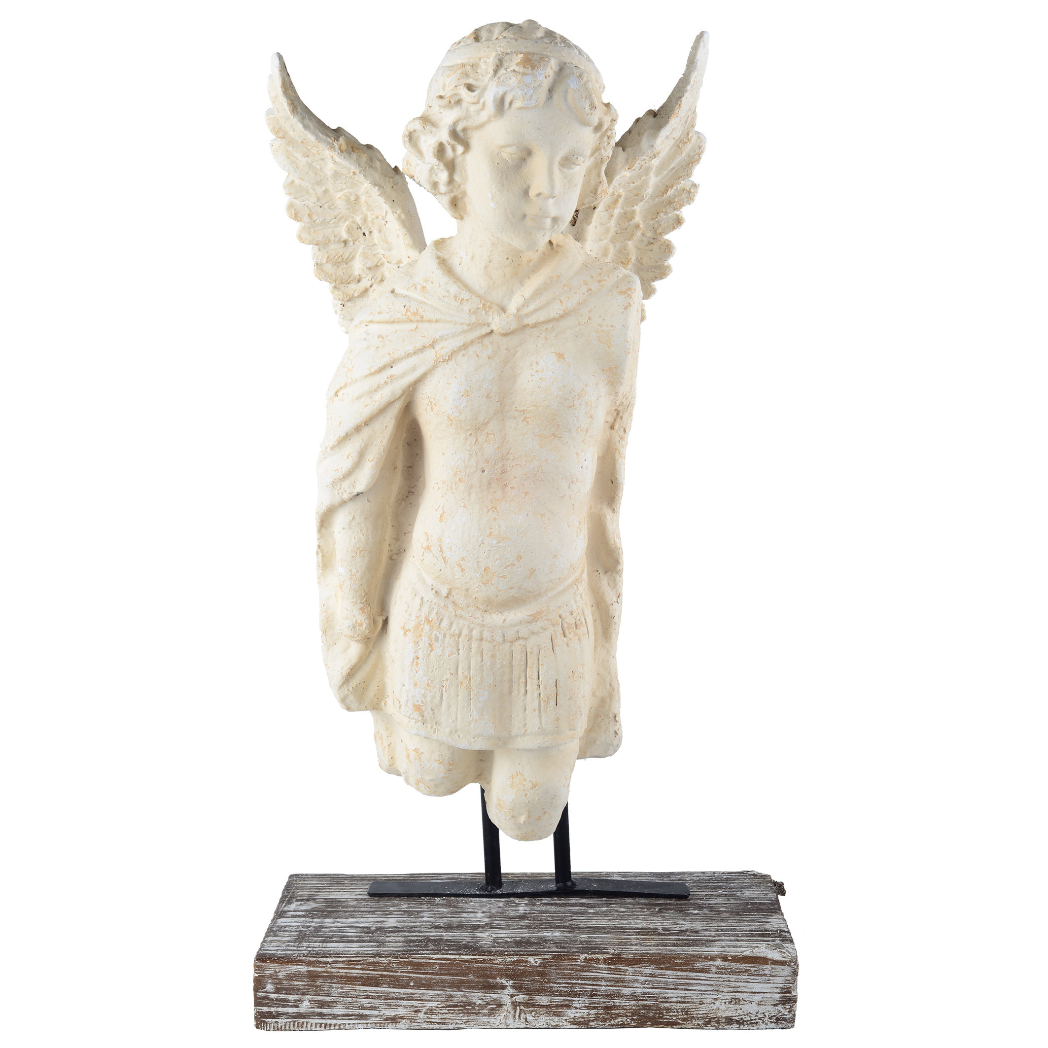 One Allium Way® Hand crafted Garden Angel Bust Statue | Wayfair