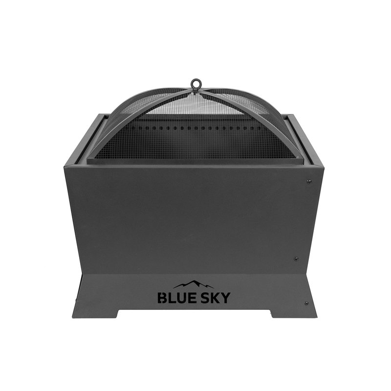 Blue Sky Outdoor Living Domed Square Fire Pit Spark Screen | Wayfair