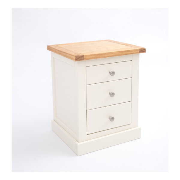 August Grove Clarke Solid + Manufactured Wood Bedside Table | Wayfair.co.uk