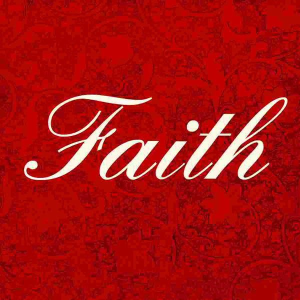 Winston Porter Red Faith - Wrapped Canvas Print | Wayfair