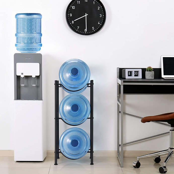 Rebrilliant Layoni 29.1" H x 13" W x 13.2" D Water Cooler Jug Storage ...