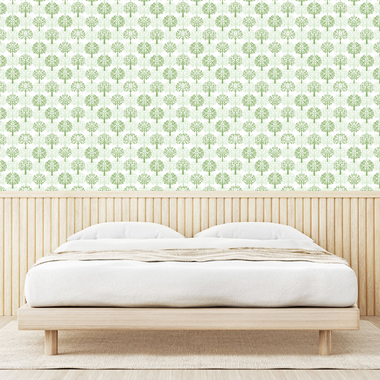 Winston Porter Jacqualyn Peel & Stick Geometric Wallpaper | Wayfair