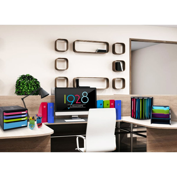 Inbox Zero Meda Exacompta Big-Box Desktop Drawer Set 1928 Climate ...