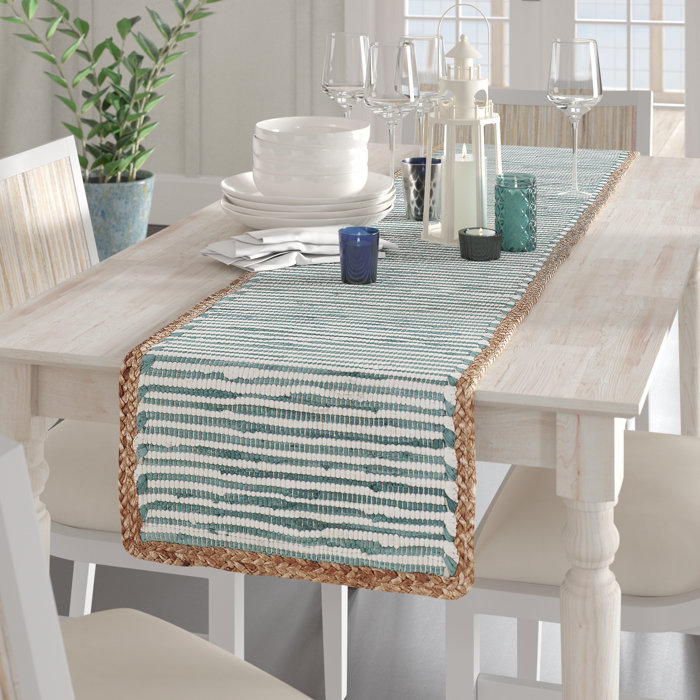Sand & Stable Espey Rectangular Striped Table Runner & Reviews | Wayfair