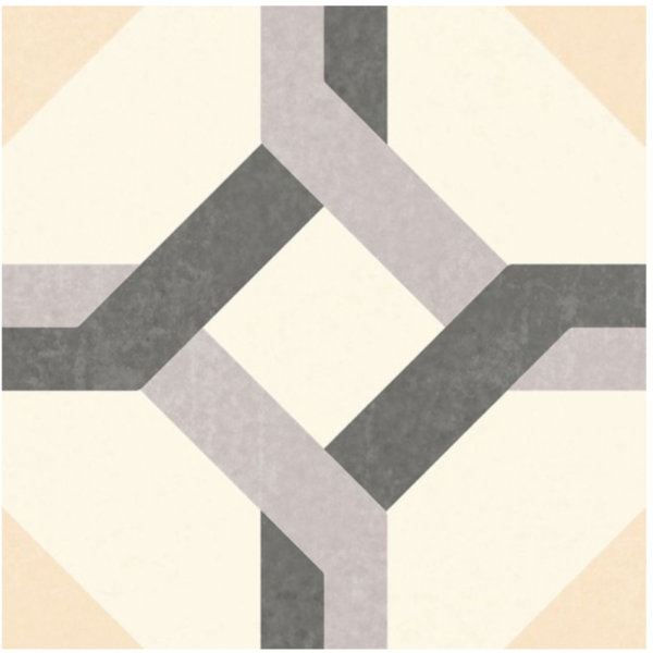 Long Island Mosaics & Tile DaVinci 7.9" x 7.9" Porcelain Patterned Wall ...