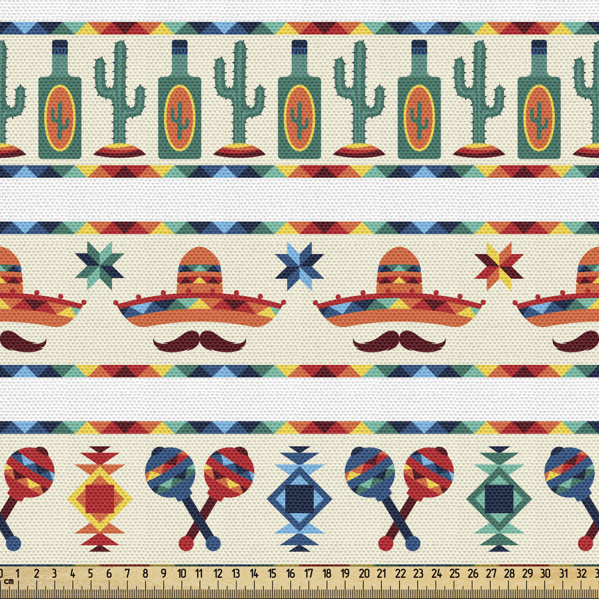 East Urban Home fab_48689_Mexican Fabric By The Yard, Latin American ...