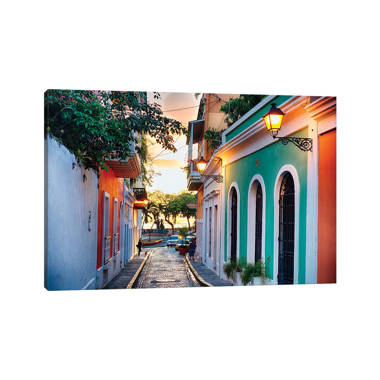 Ebern Designs Puerto Rico At Sunset by - Wrapped Canvas Photograph ...