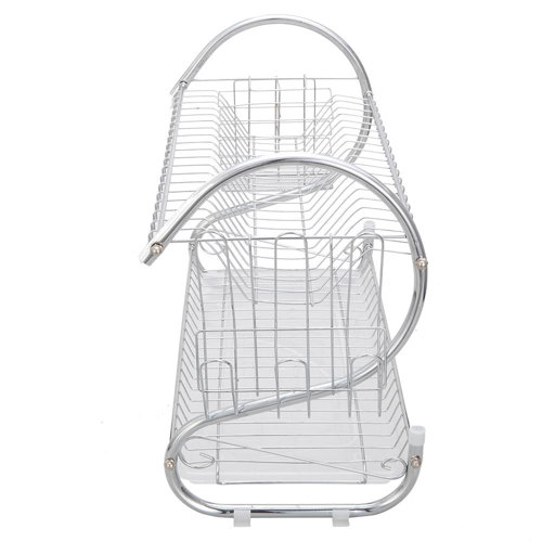 Winado 2 Tier Drying Stainless Steel Disk Rack & Reviews | Wayfair
