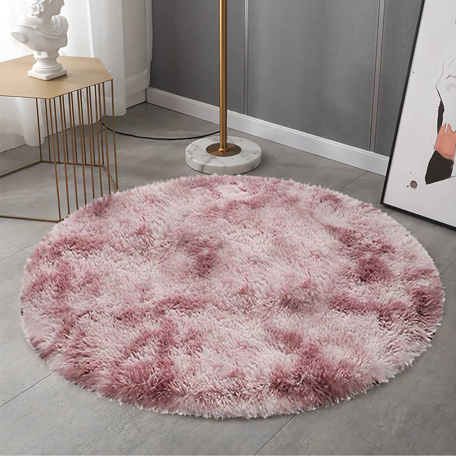Mercer41 Halina Pink/White Rug | Wayfair