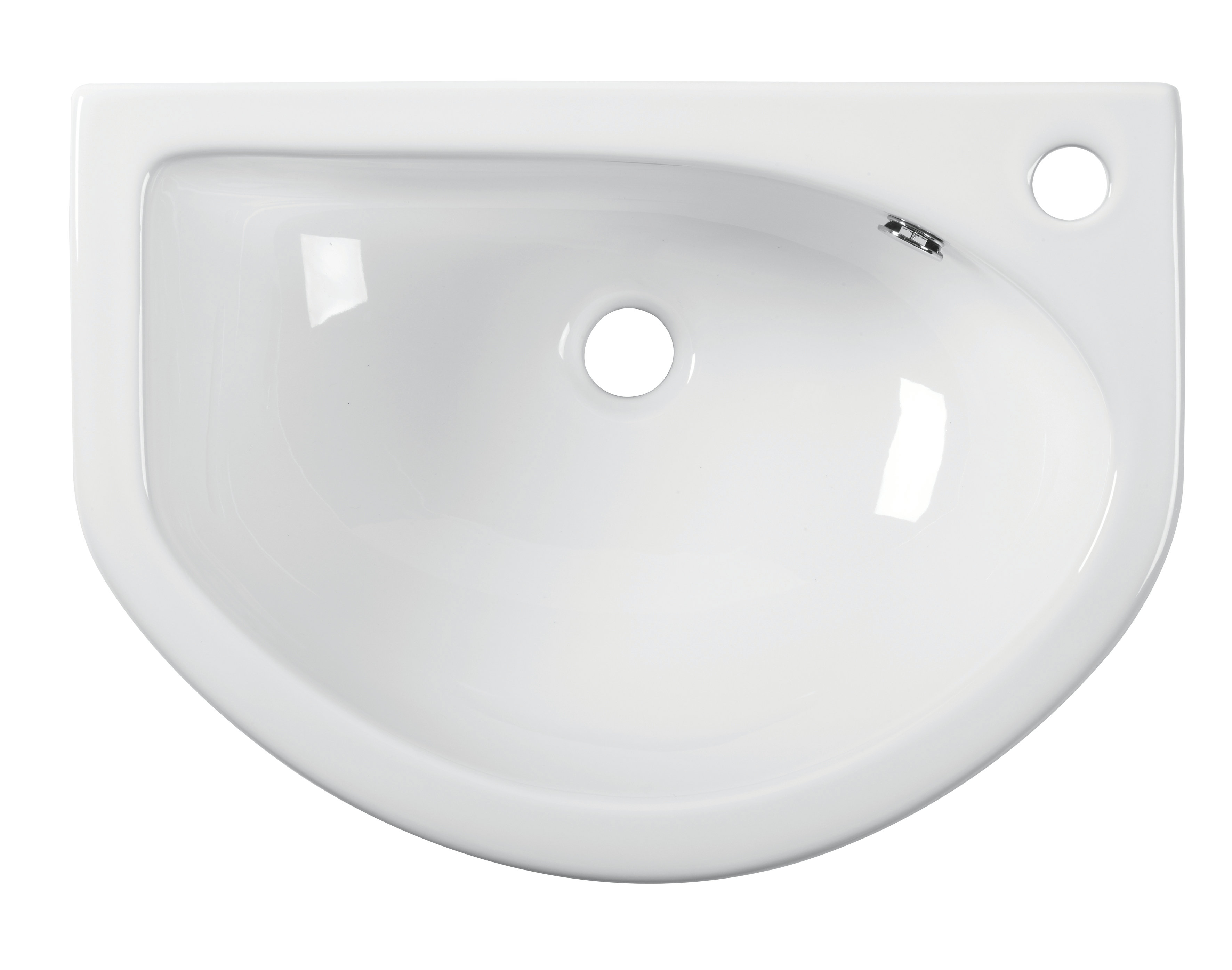 Tavistock Minerva Ceramic Semi-Recessed Basin | Wayfair.co.uk
