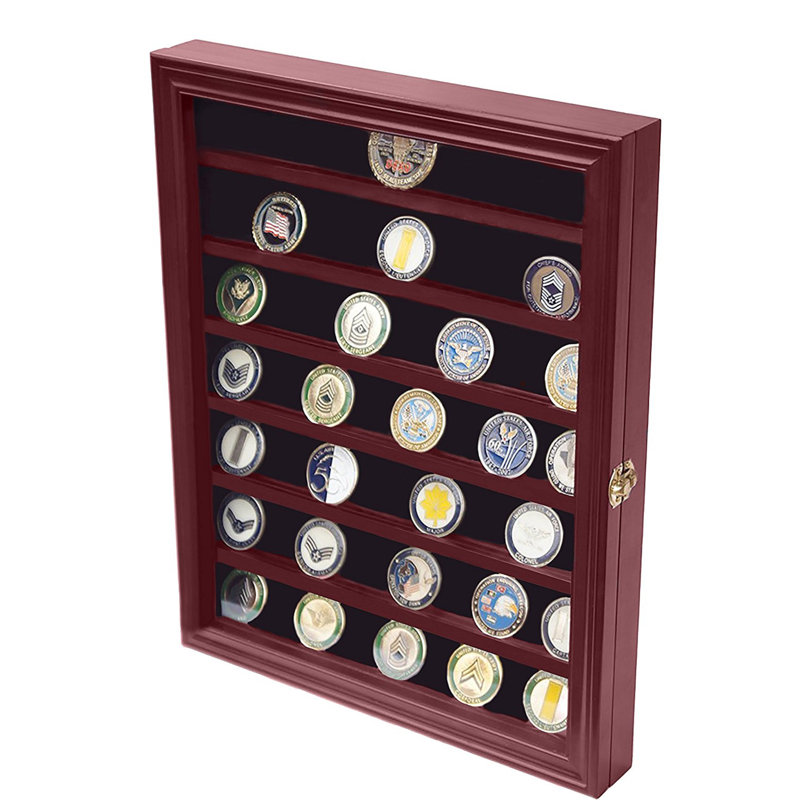 DECOMIL 17.5'' H x 14'' W Wood Trophy Display Case & Reviews | Wayfair