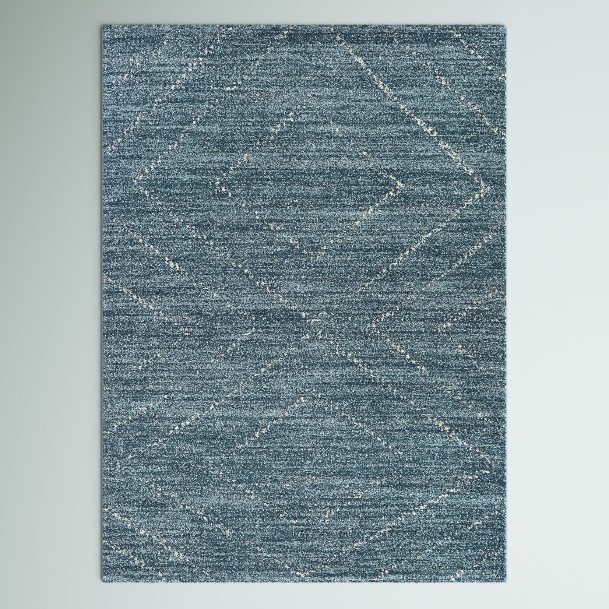 Mercury Row® Beveridge Geometric Area Rug in Blue & Reviews | Wayfair