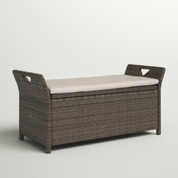 Sol 72 Outdoor™ Joslyn Wicker Outdoor Bench & Reviews | Wayfair